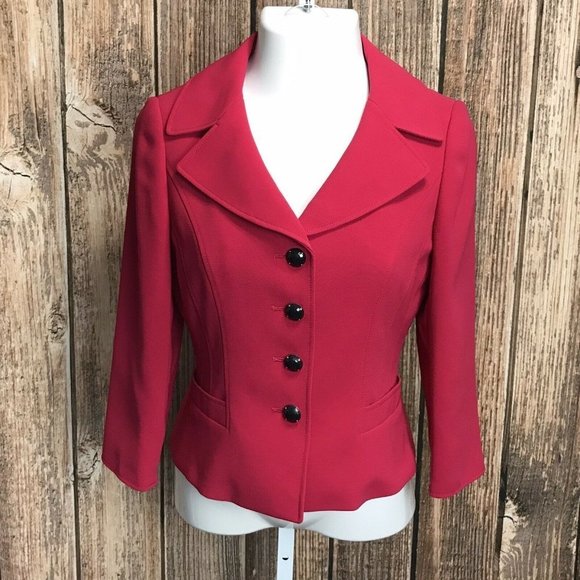 Tahari | Jackets & Coats | Tahari Author Levine Classy 4 Button Blazer ...